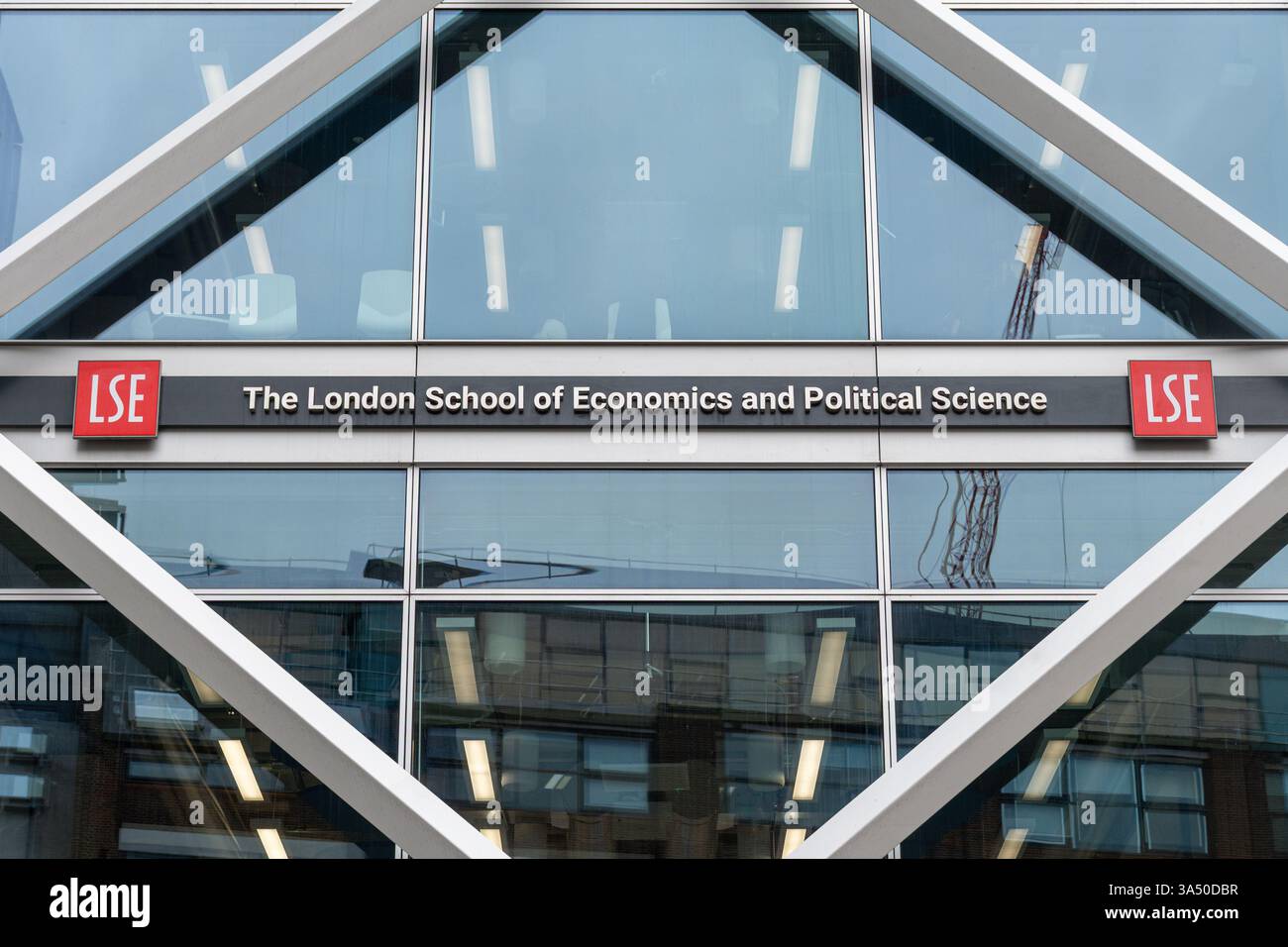 The London School of Economics and Political Science, modern glass ...