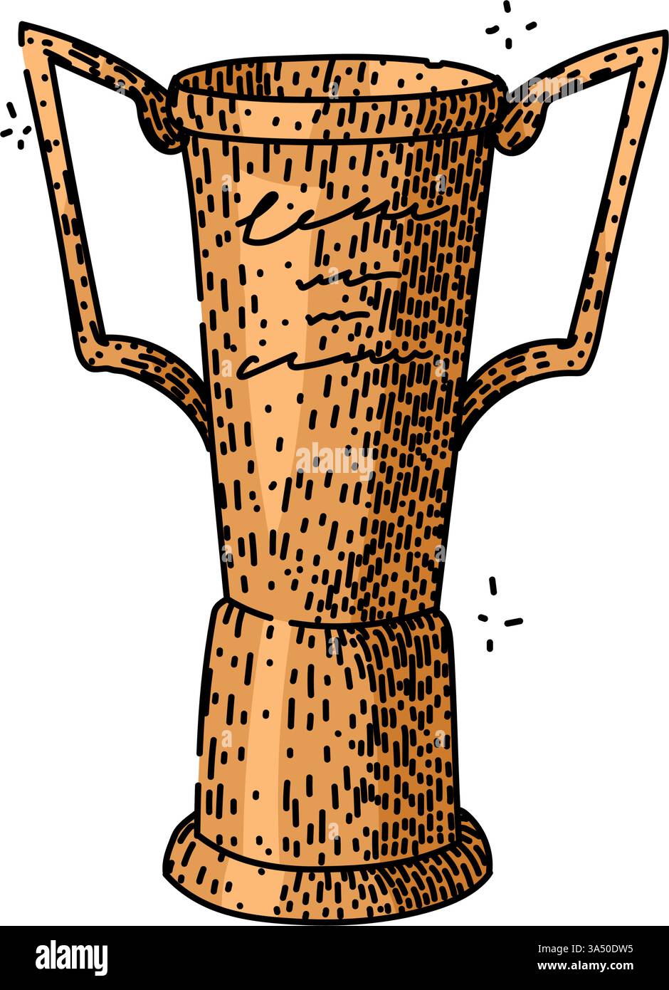 prize trophy sketch hand drawn vector Stock Vector Image & Art - Alamy