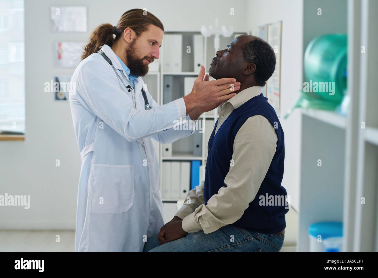 African american male endocrinologist hi-res stock photography and ...