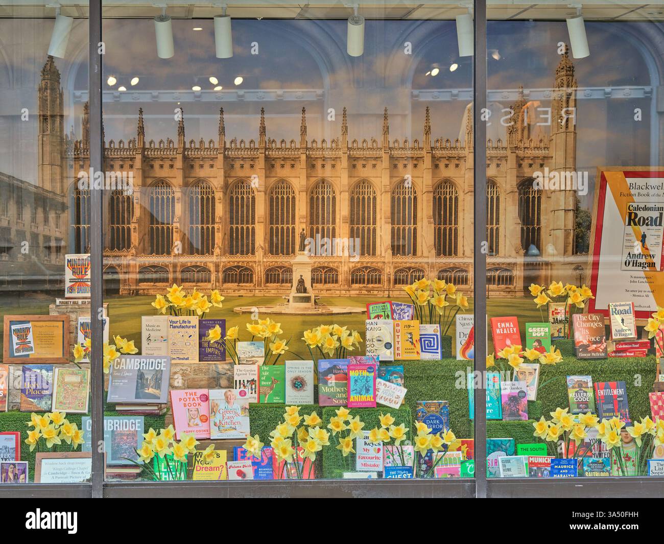 Spring window display at Heffers, a Blackwell bookshop, Cambridge ...