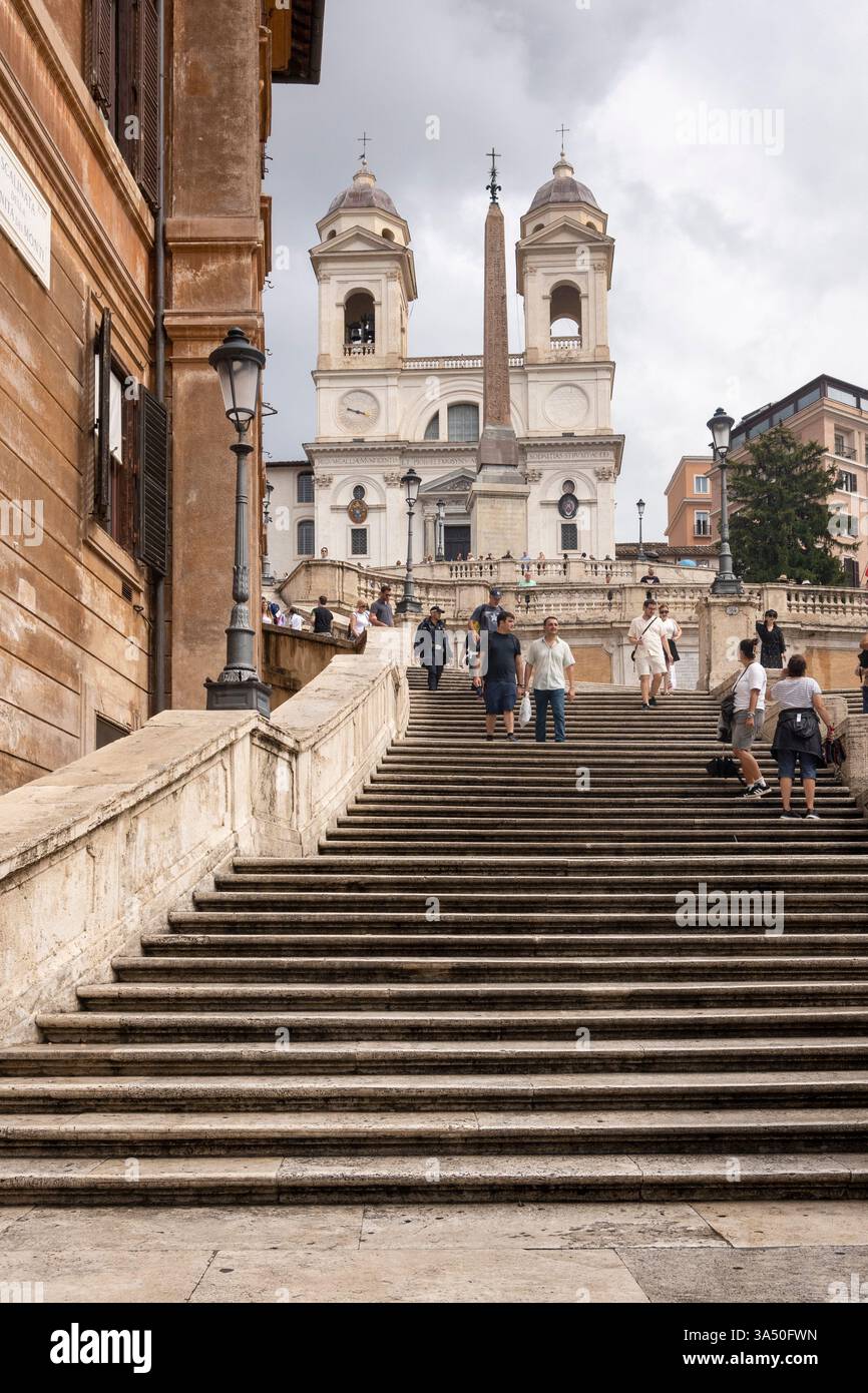 The Spanish Steps in Rome Stock Photo - Alamy