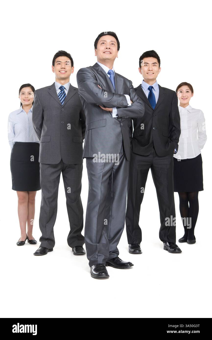 Shot business people working Cut Out Stock Images & Pictures - Alamy
