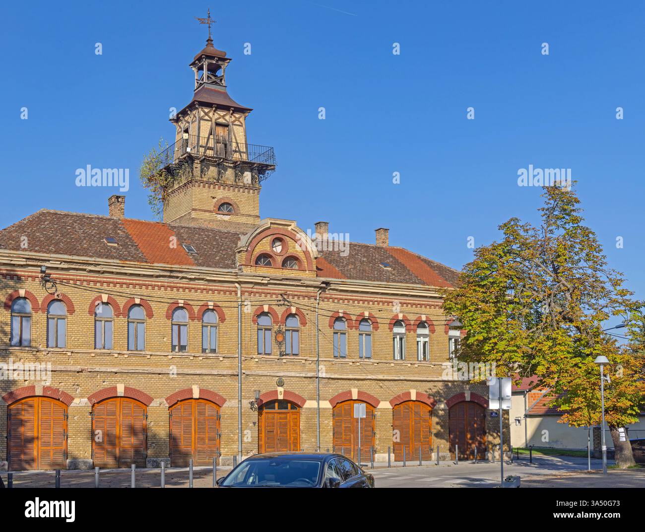 Slavonski Brod, Croatia - October 22, 2024: Historic Building Fire ...