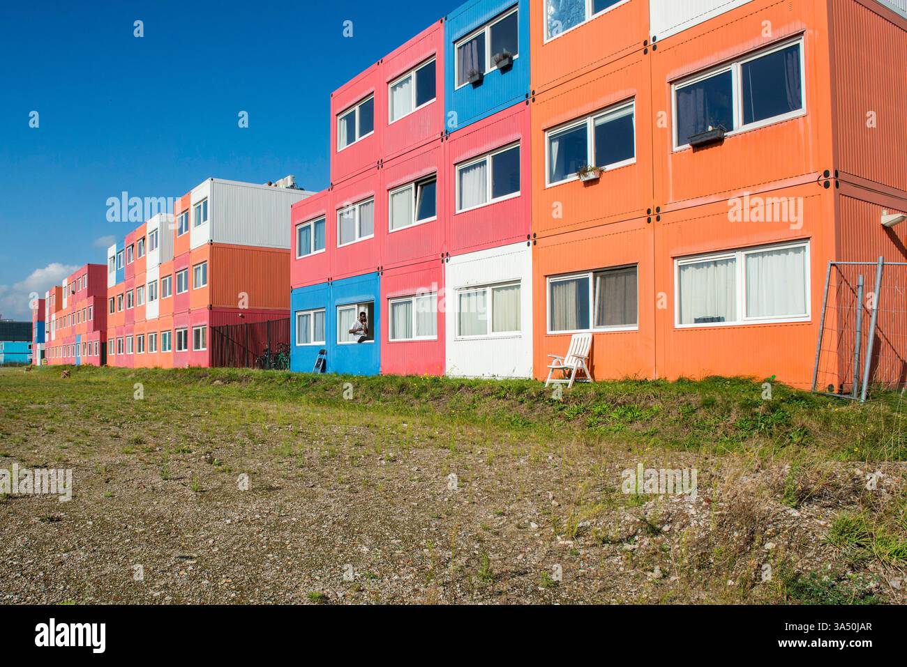 Container Homes NDSM Island. Temporary Student Homes build inside ...