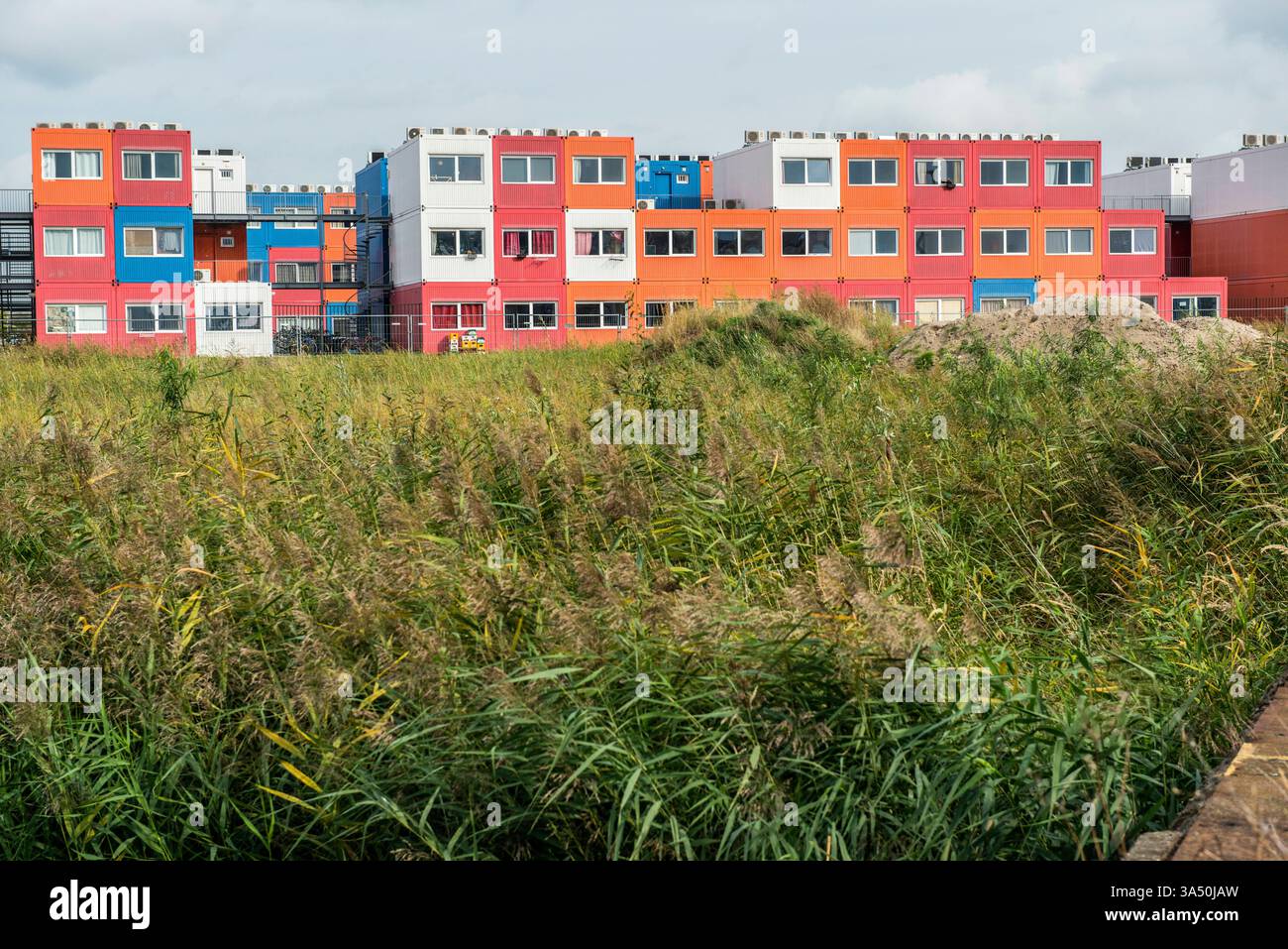 Container Homes NDSM Island. Temporary Student Homes build inside ...