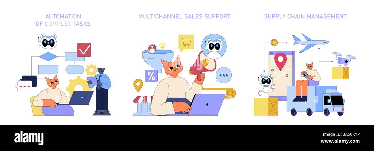 AI integration in medium-sized business processes enhances operational ...