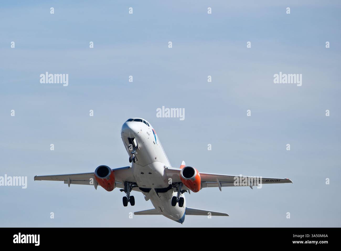 Batumi, Georgia - March 13, 2025: Azimuth aircraft takes off from ...