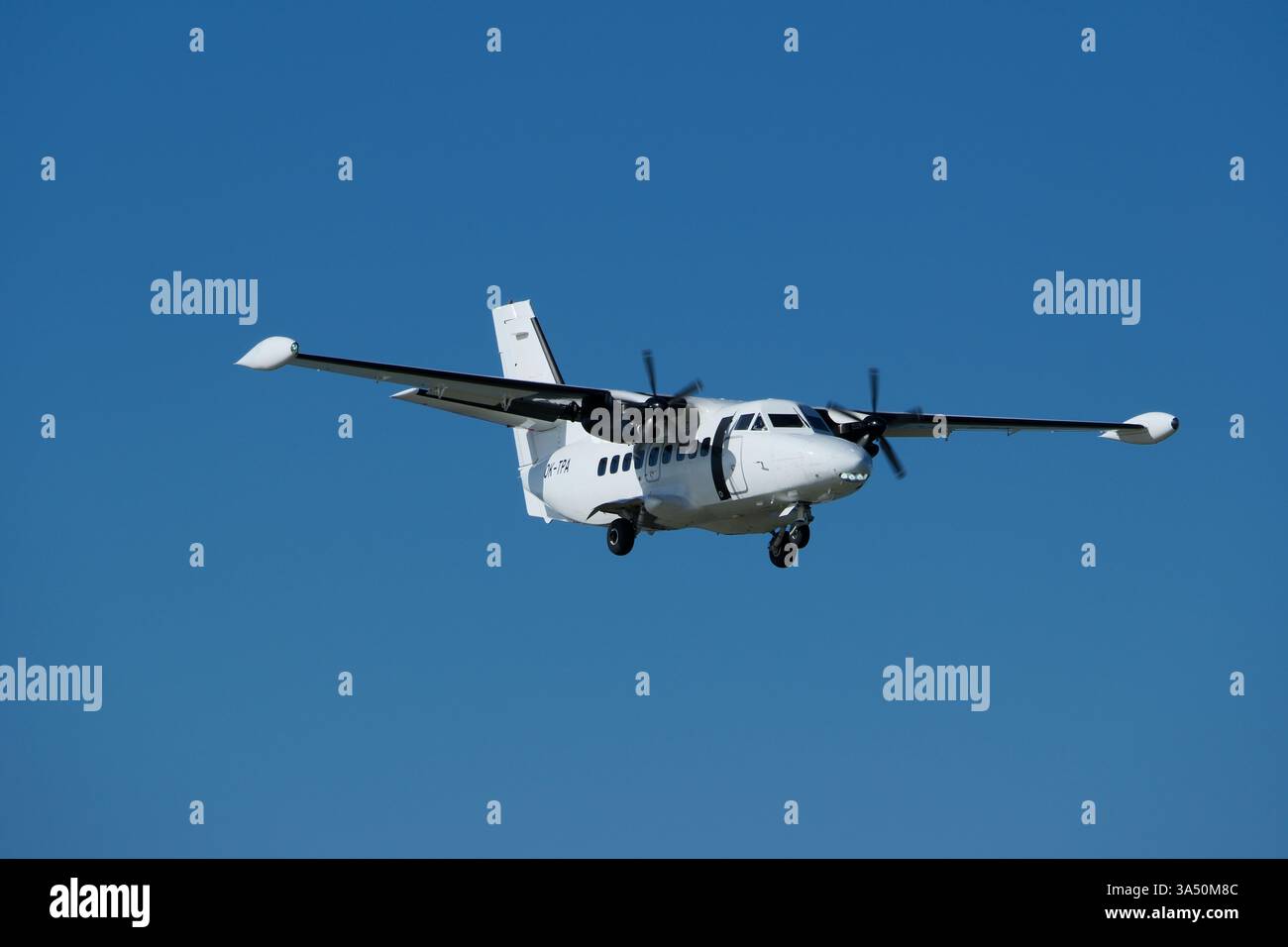 L-410 landing at Batumi airport Stock Photo - Alamy