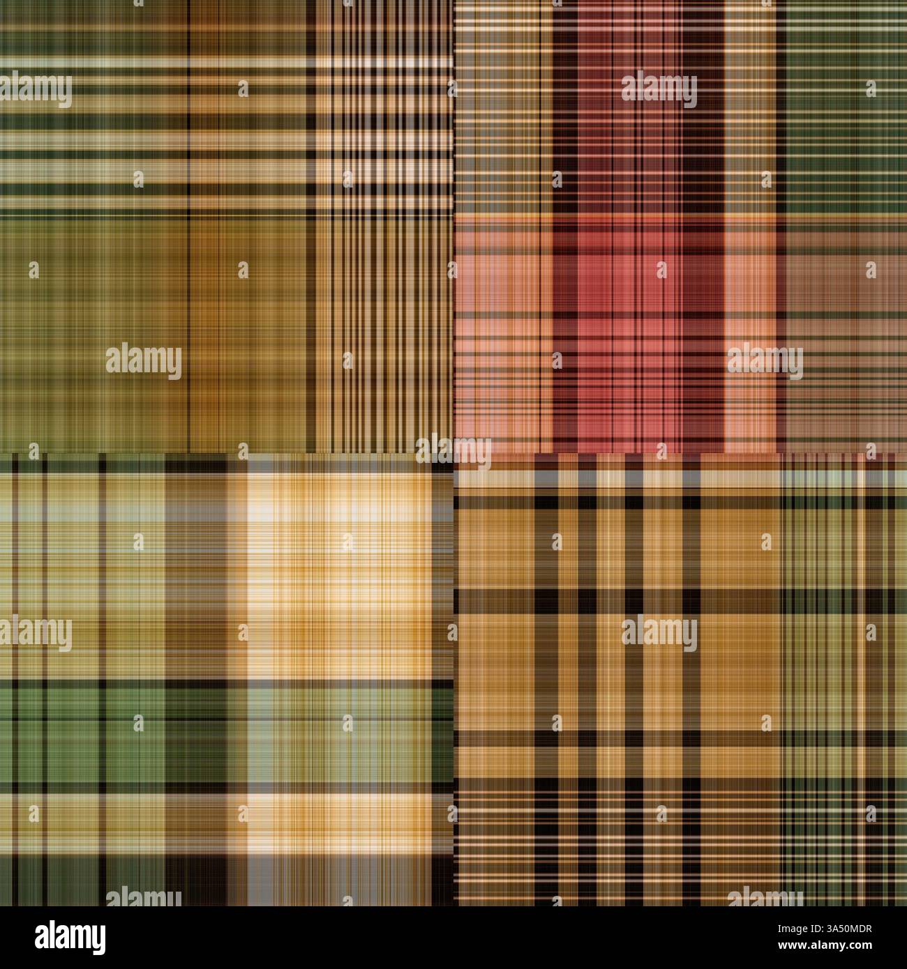 Warm fall gingham tartan check seamless pattern. Woven classic ...