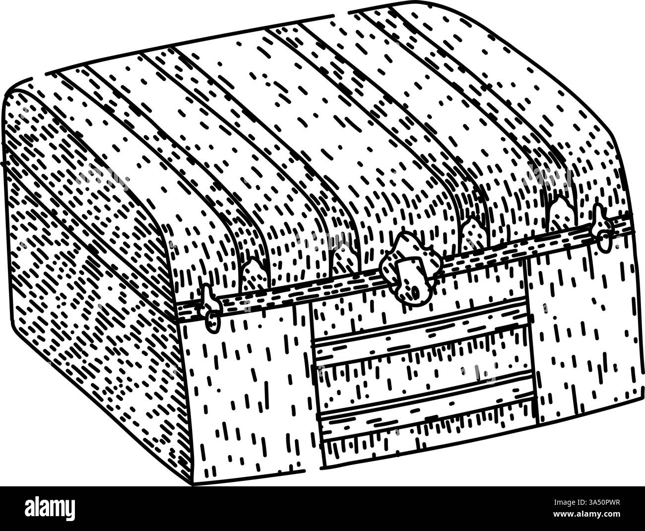 lockbox antique chest sketch hand drawn vector Stock Vector Image & Art ...