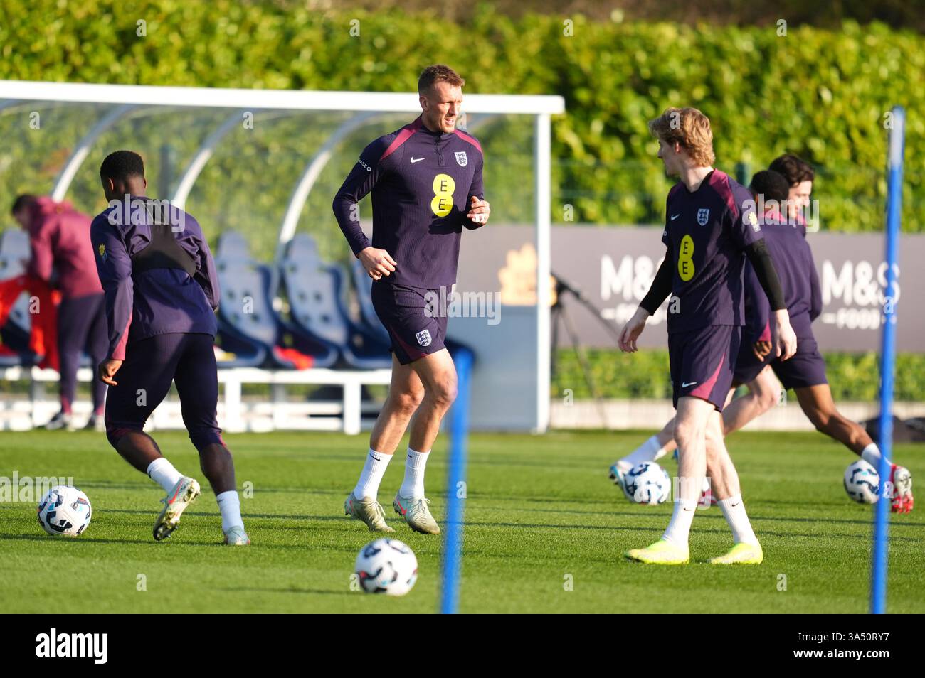during a training session at Tottenham Hotspur Training Ground, Enfield ...