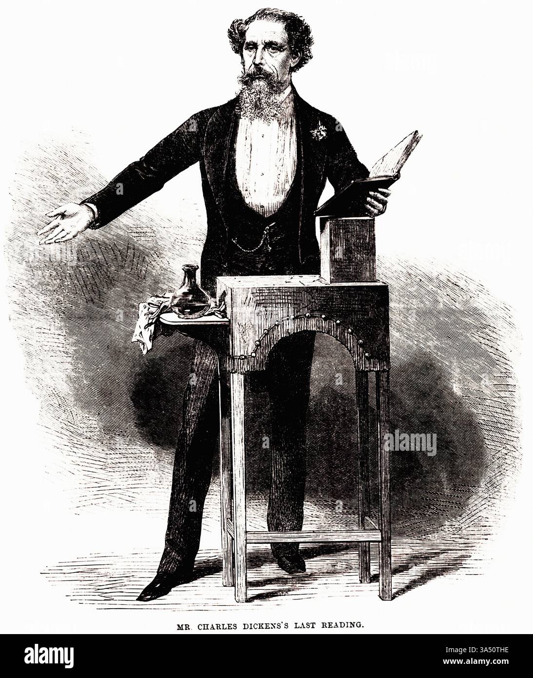 Portrait of Charles Dickens (1812-70 Stock Photo - Alamy