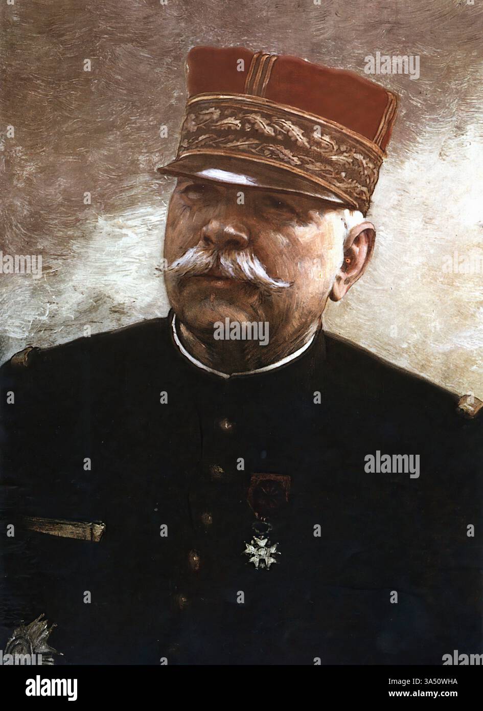 Portrait of Joseph Jacques Cesaire Joffre (1852-1931) French soldier ...