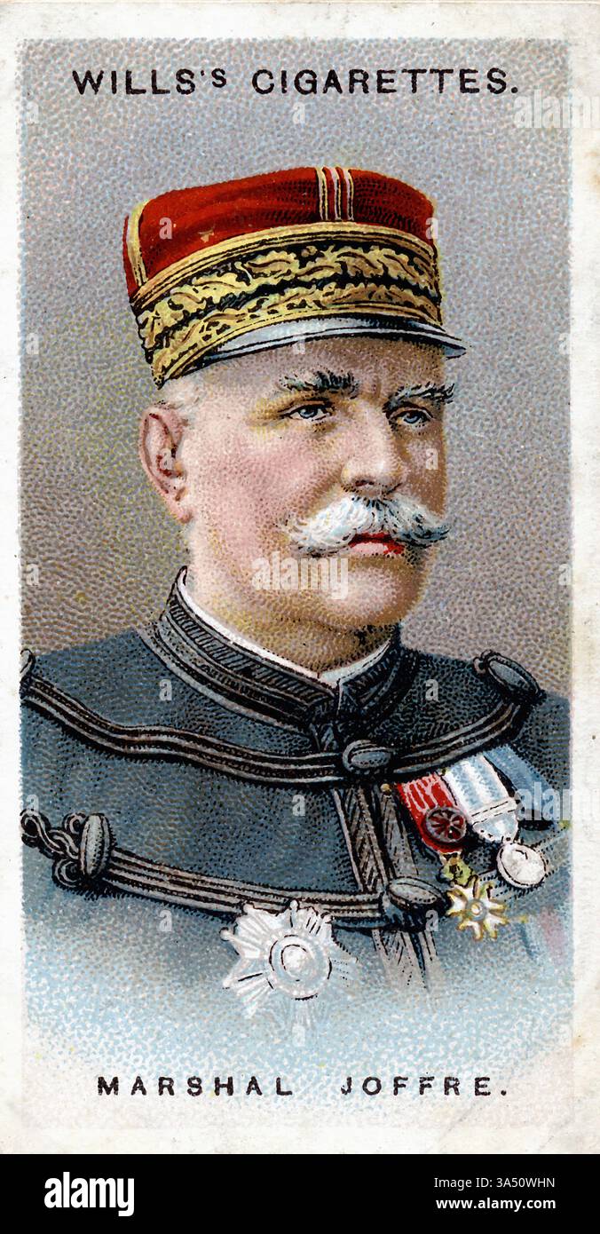 Portrait of Joseph Jacques Cesaire Joffre (1852-1931) French soldier ...