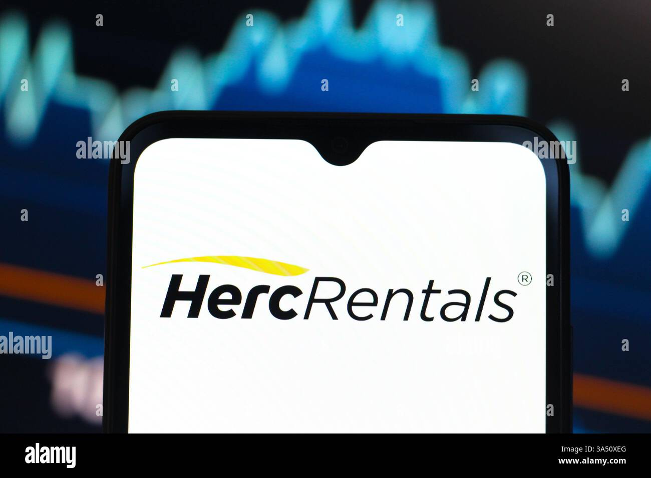 March 20, 2025, Canada: In this photo illustration, the Herc Holdings ...