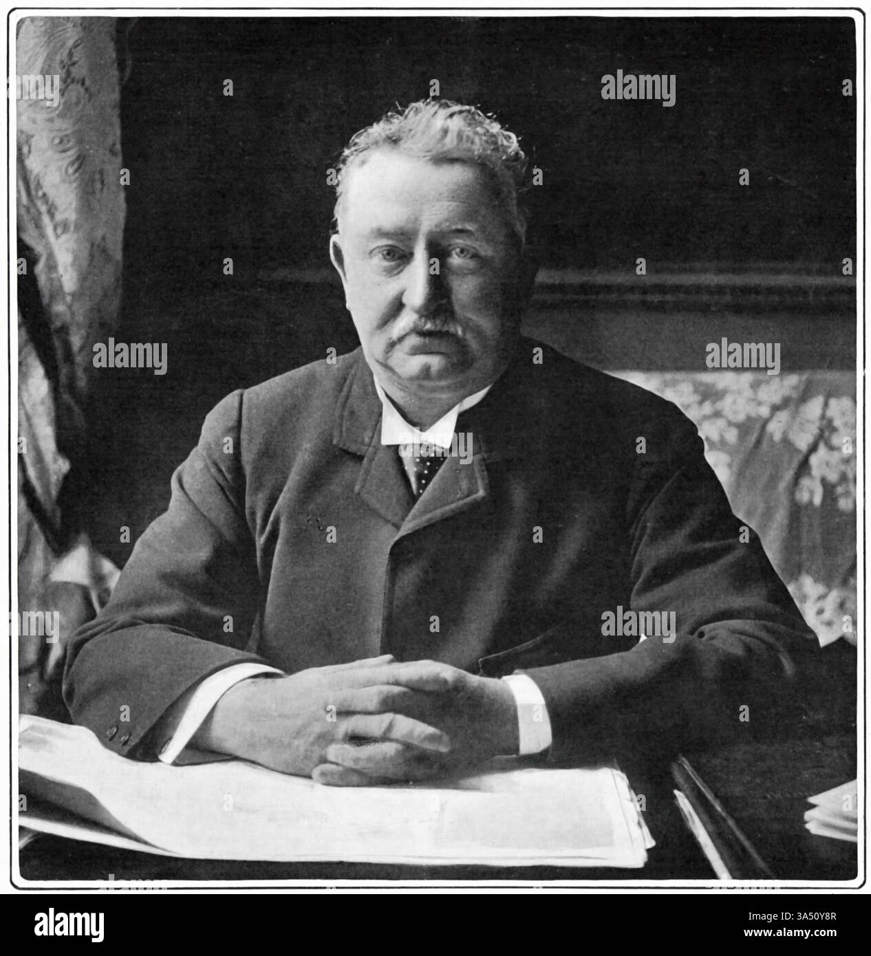 Portrait of Cecil John Rhodes(1852-1902) English-born South African ...