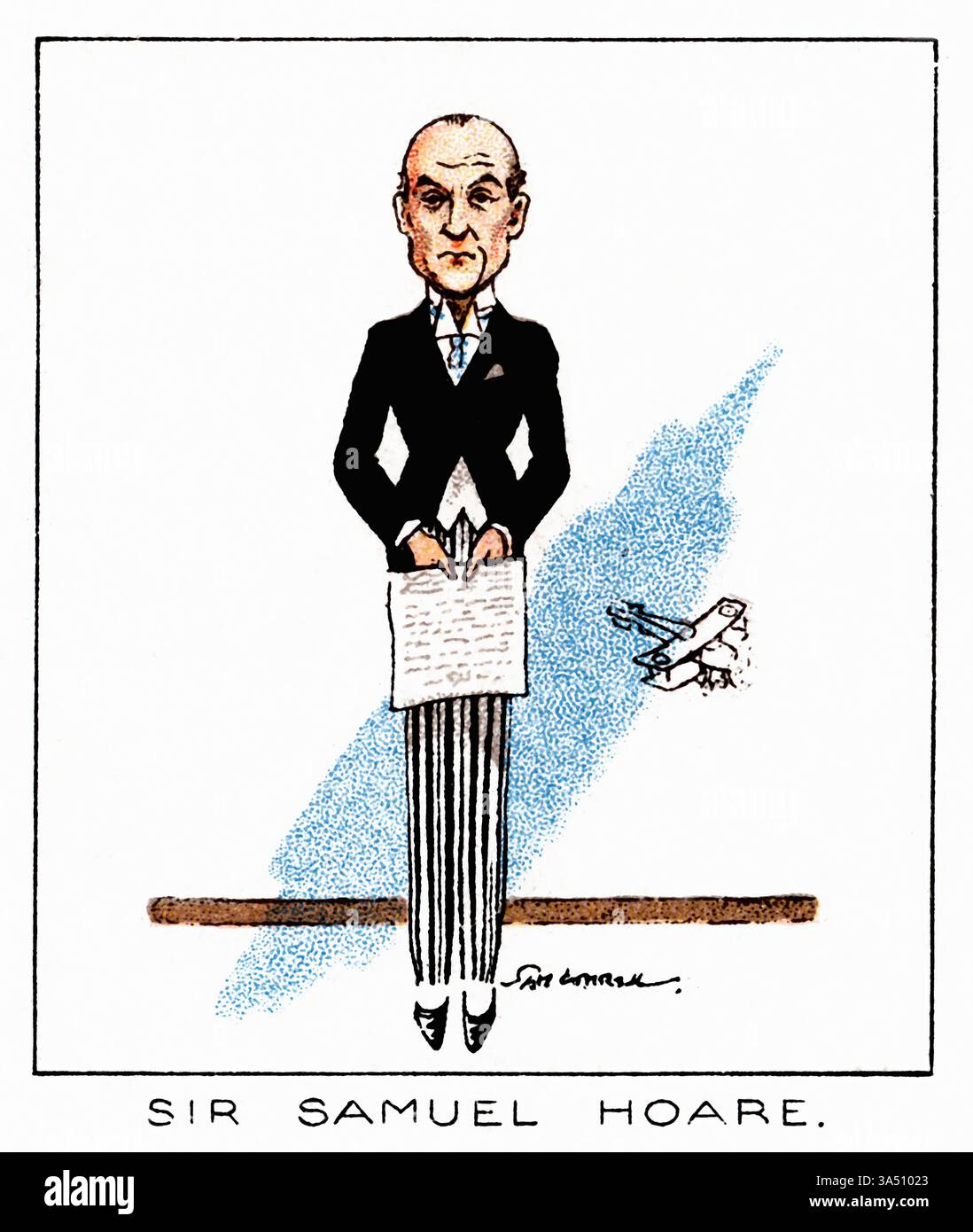 Portrait of Samuel John Gurney Hoare, Viscount Templewood (1880-1959 ...