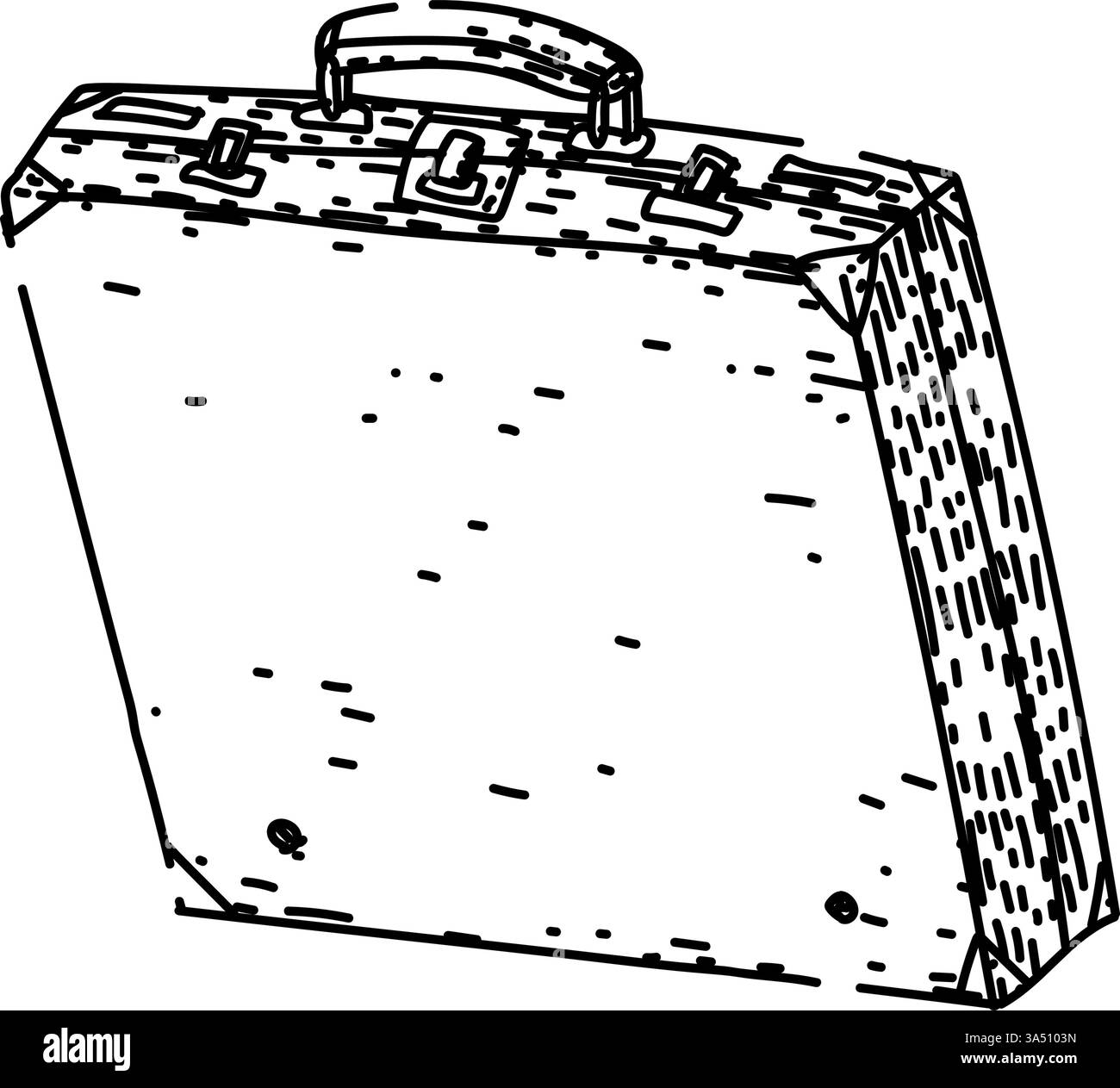 classic briefcase sketch hand drawn vector Stock Vector Image & Art - Alamy