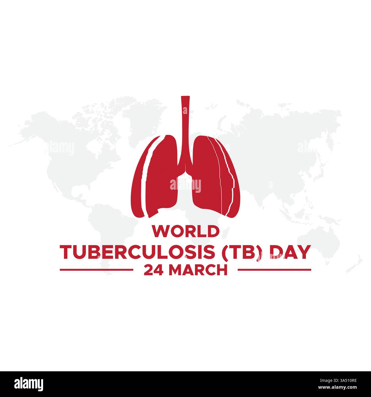 Vector Illustration of World Tuberculosis Day. World Tuberculosis Day ...