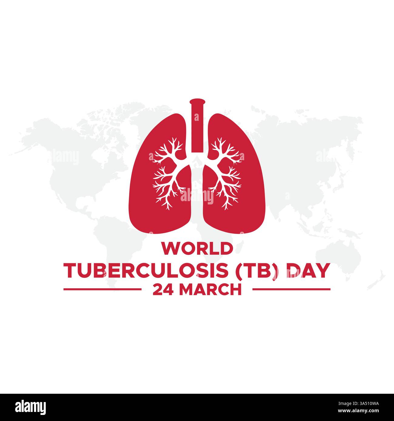 Vector Illustration of World Tuberculosis Day. World Tuberculosis Day ...