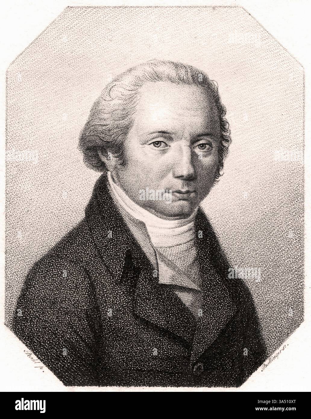 Portrait of Franz Joseph Gall (1758-1828) German physician Stock Photo ...
