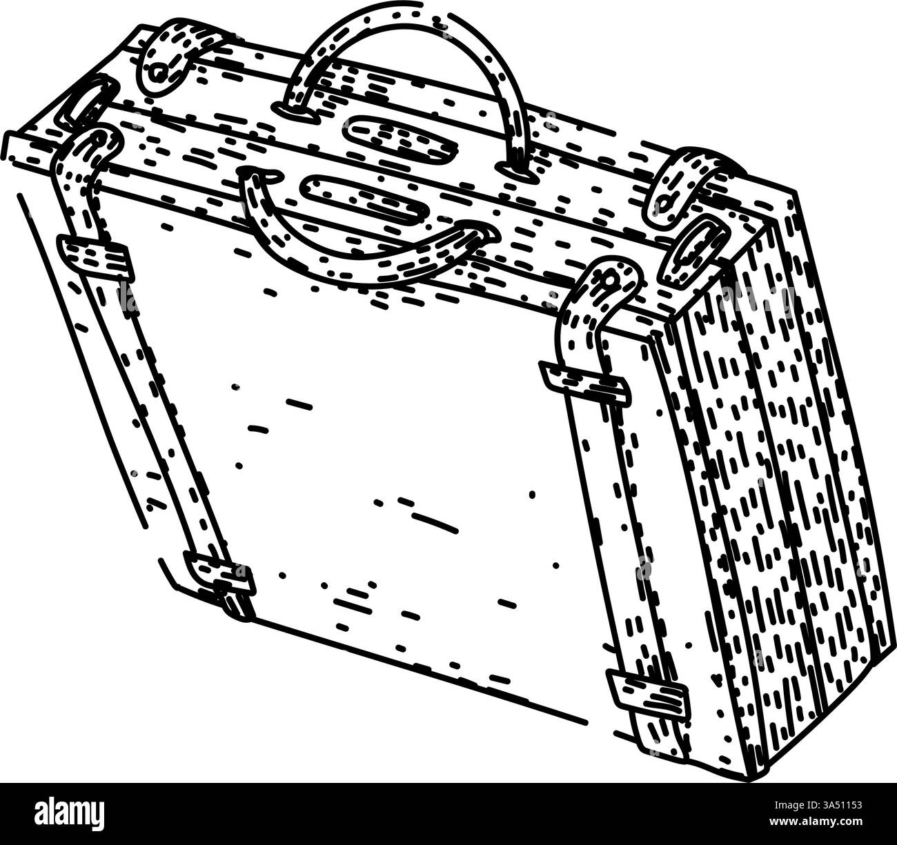 leather briefcase sketch hand drawn vector Stock Vector Image & Art - Alamy