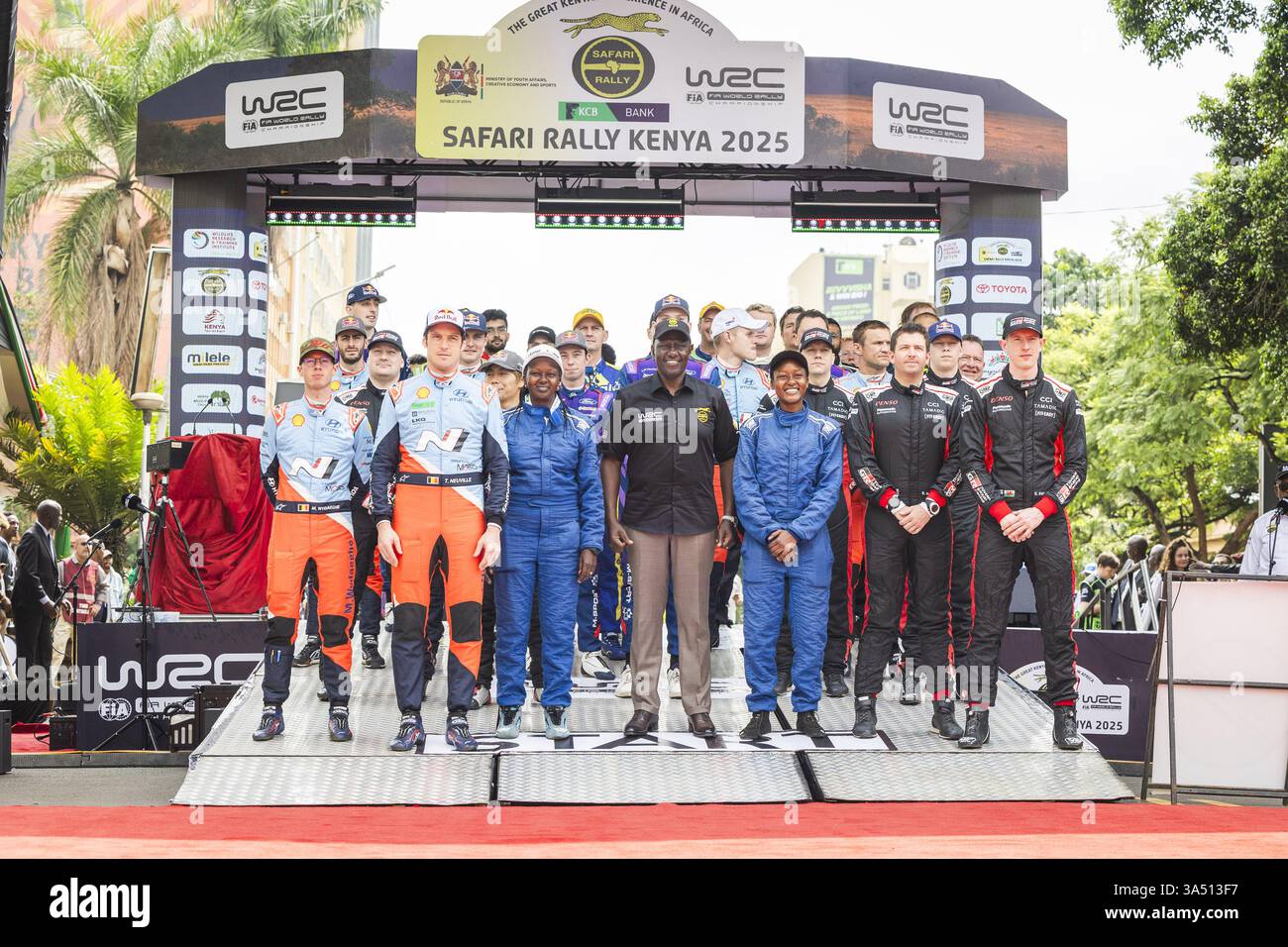 ambiance during the 2025 Safari Rally Kenya, 3rd round of the 2025 WRC ...