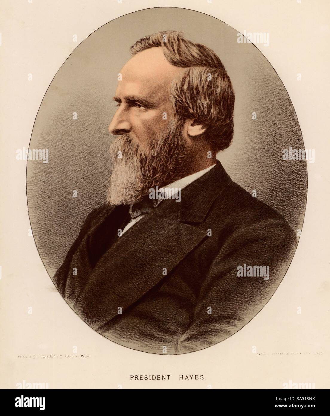 Portrait of Rutherford Birchard Hayes (1822-1893) American Republican ...