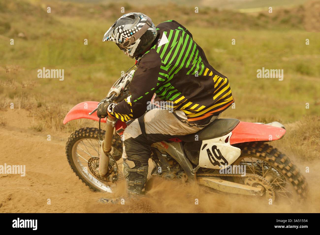 Motocross rider in full gear hi-res stock photography and images - Alamy