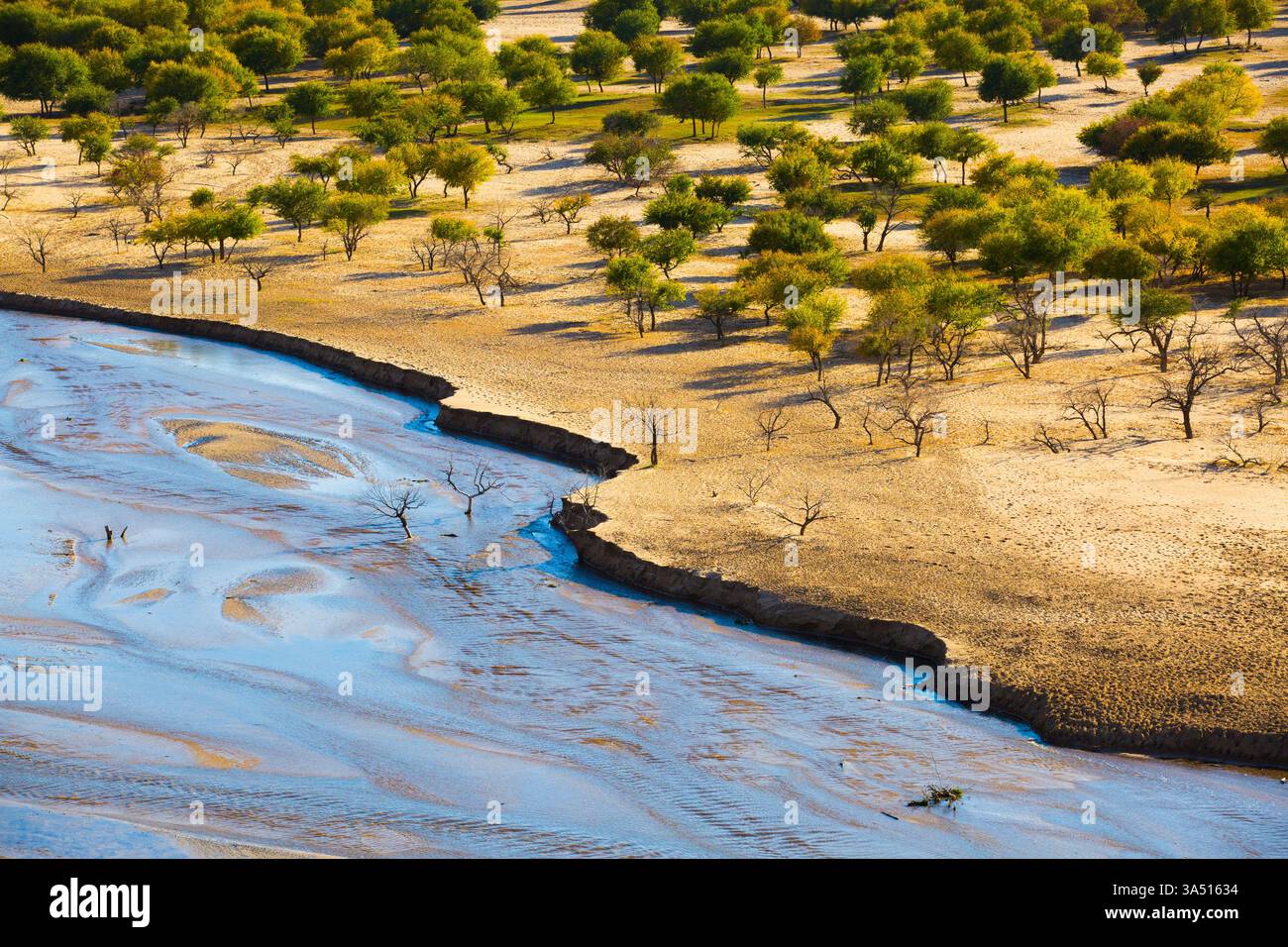 Grassland scenery in inner Mongolia Stock Photo - Alamy