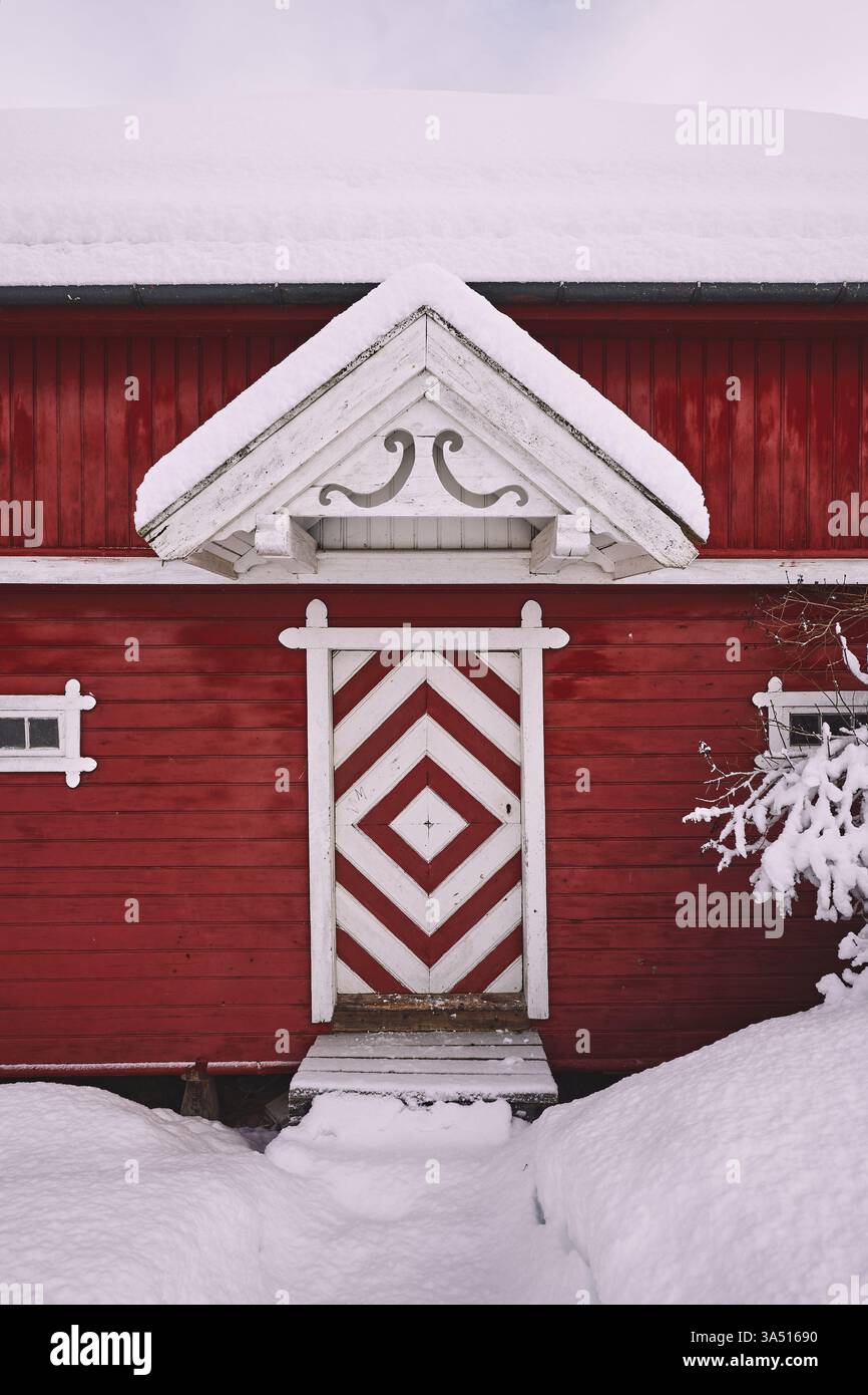 Stabbur, a storage house for Norwegian farm Stock Photo - Alamy