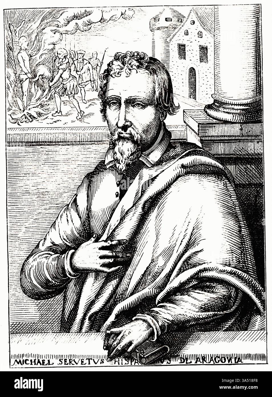 Portrait of Michael Servetus (1511?-1553 Stock Photo - Alamy
