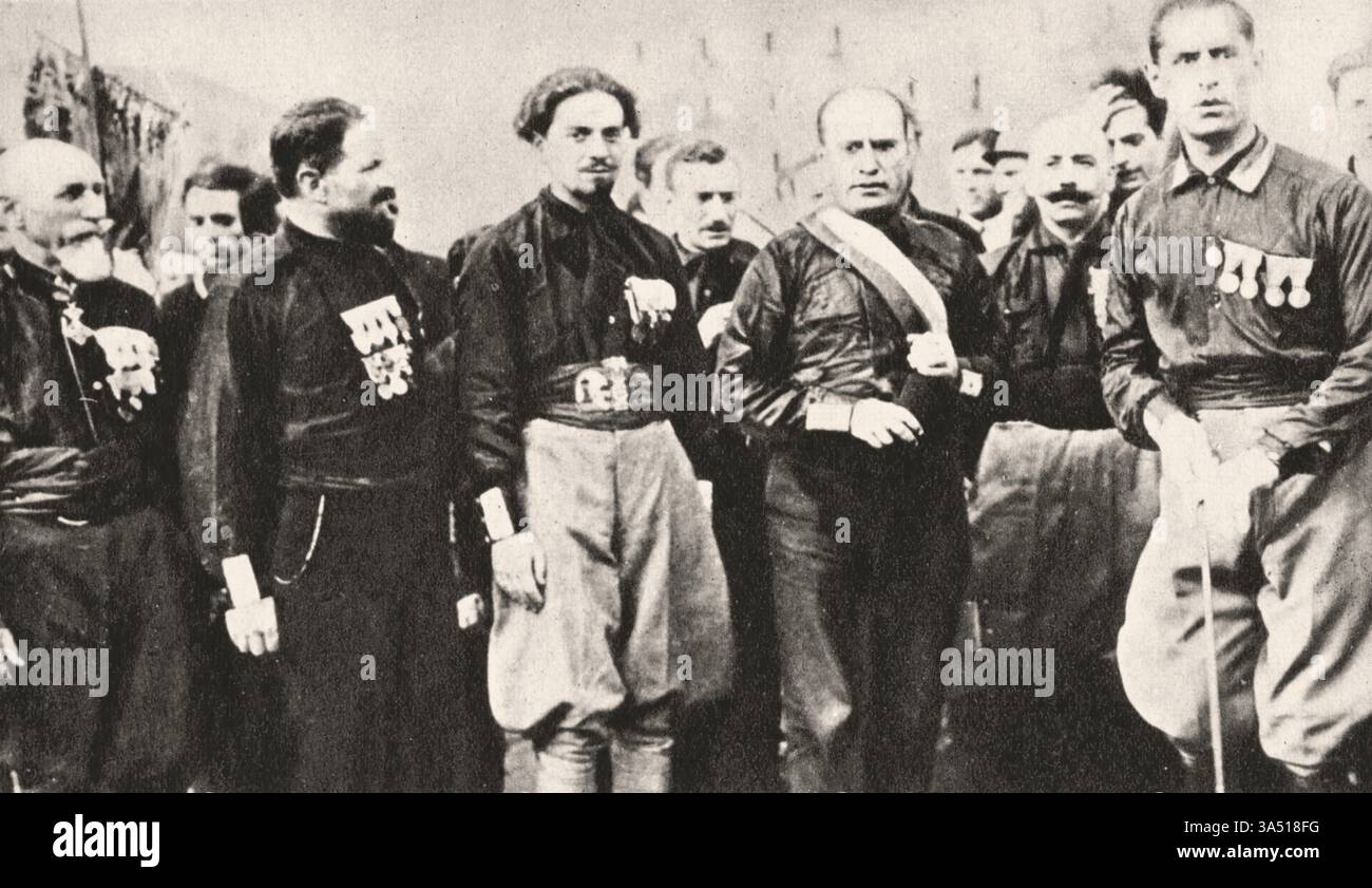 Portrait of Benito Mussolini (1883-1945 Stock Photo - Alamy