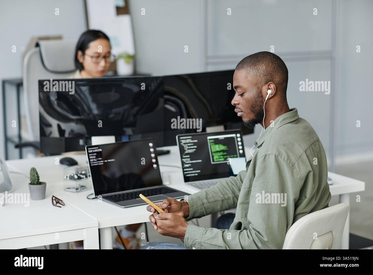 Program code scrolls on computer hi-res stock photography and images ...