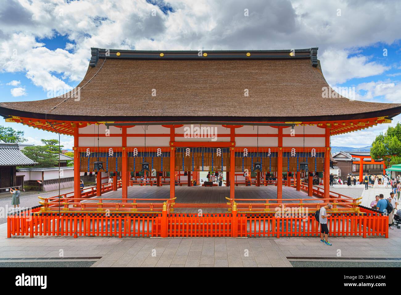 Kyoto, Japan - Sep 23 2024, Panoramic view of the building on the ...