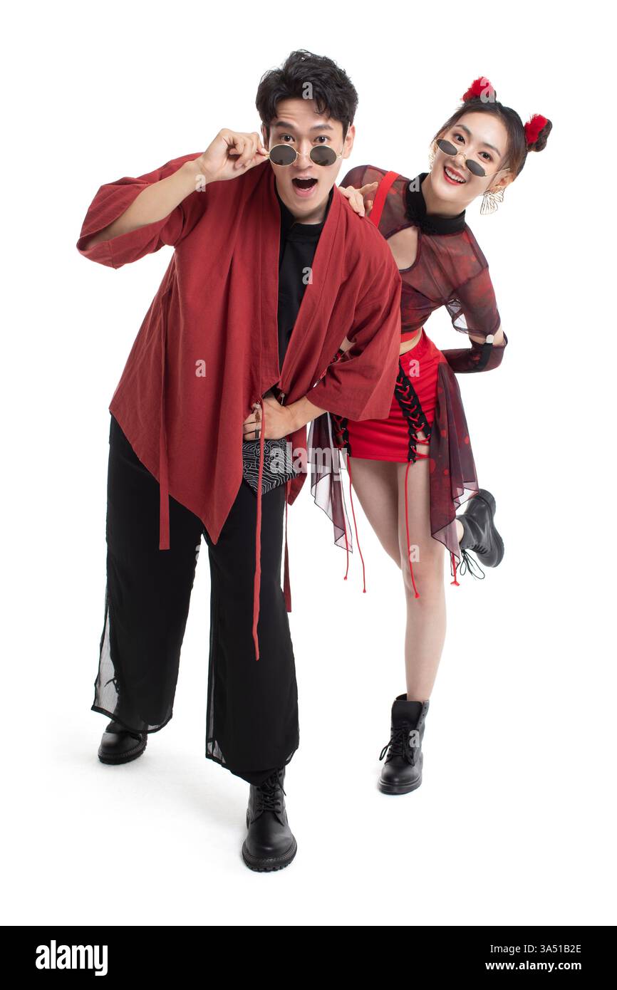 Vertical shot old young Cut Out Stock Images & Pictures - Alamy