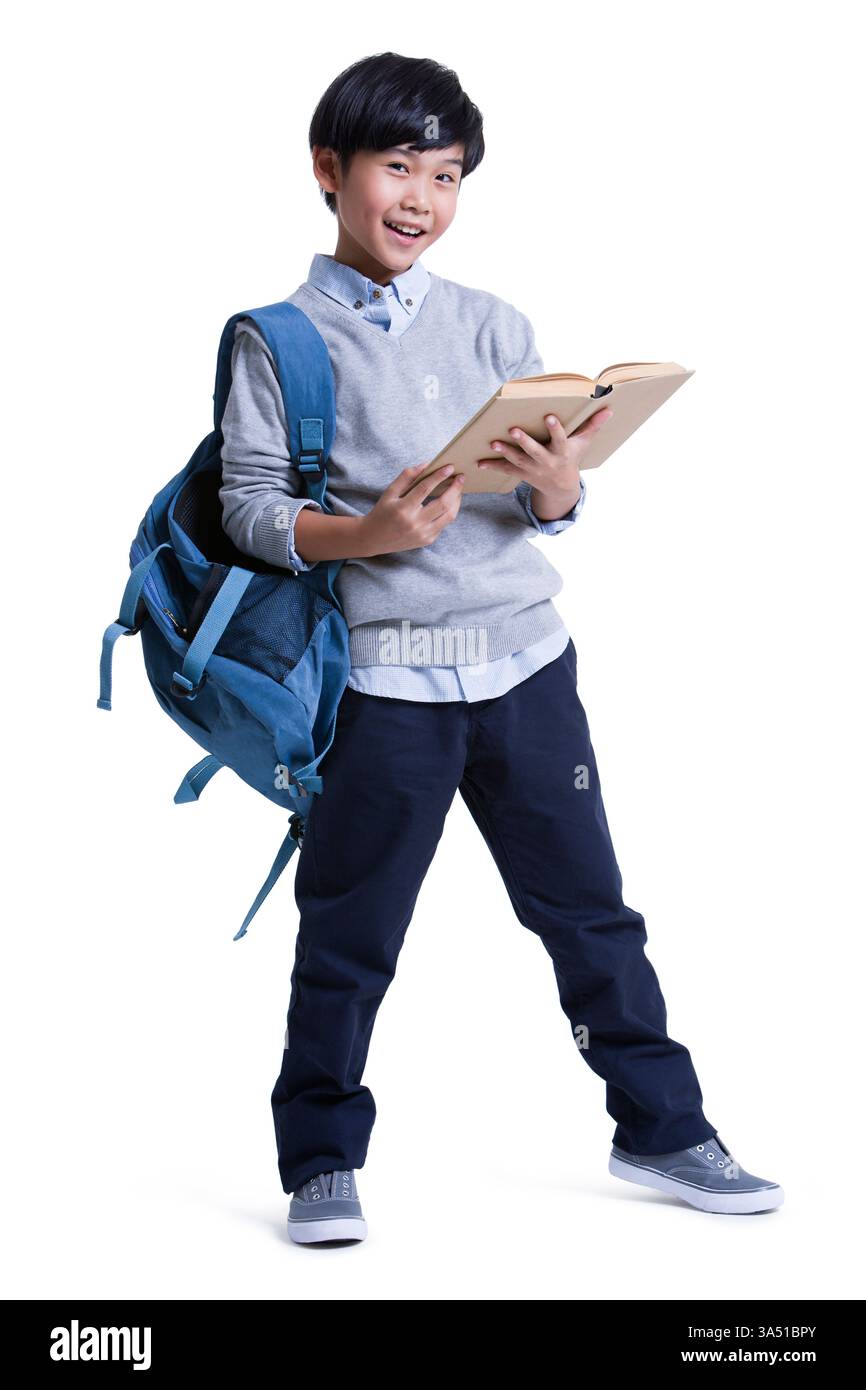 Casual schoolboy Cut Out Stock Images & Pictures - Alamy