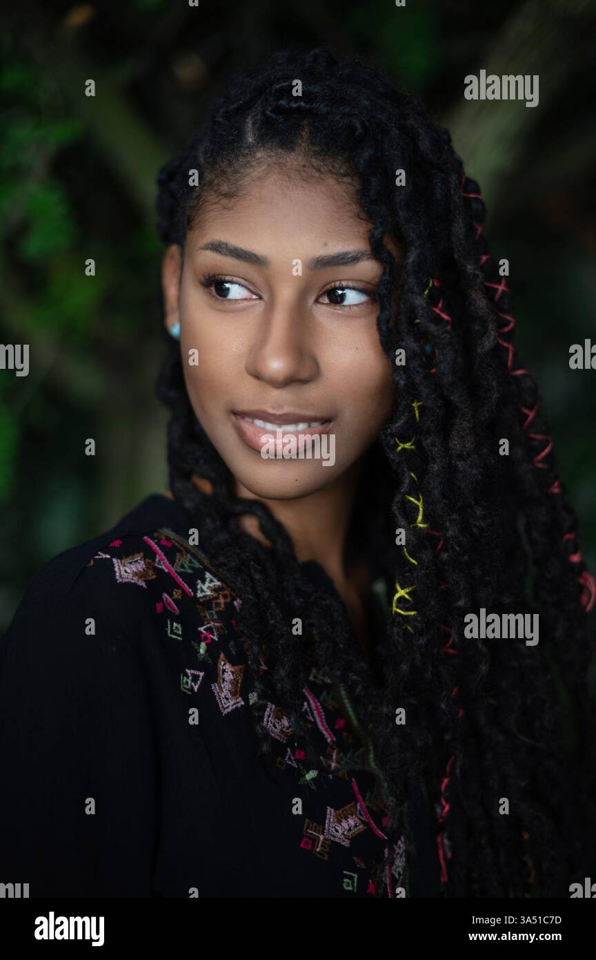 Latina with dreadlocks hi-res stock photography and images - Alamy