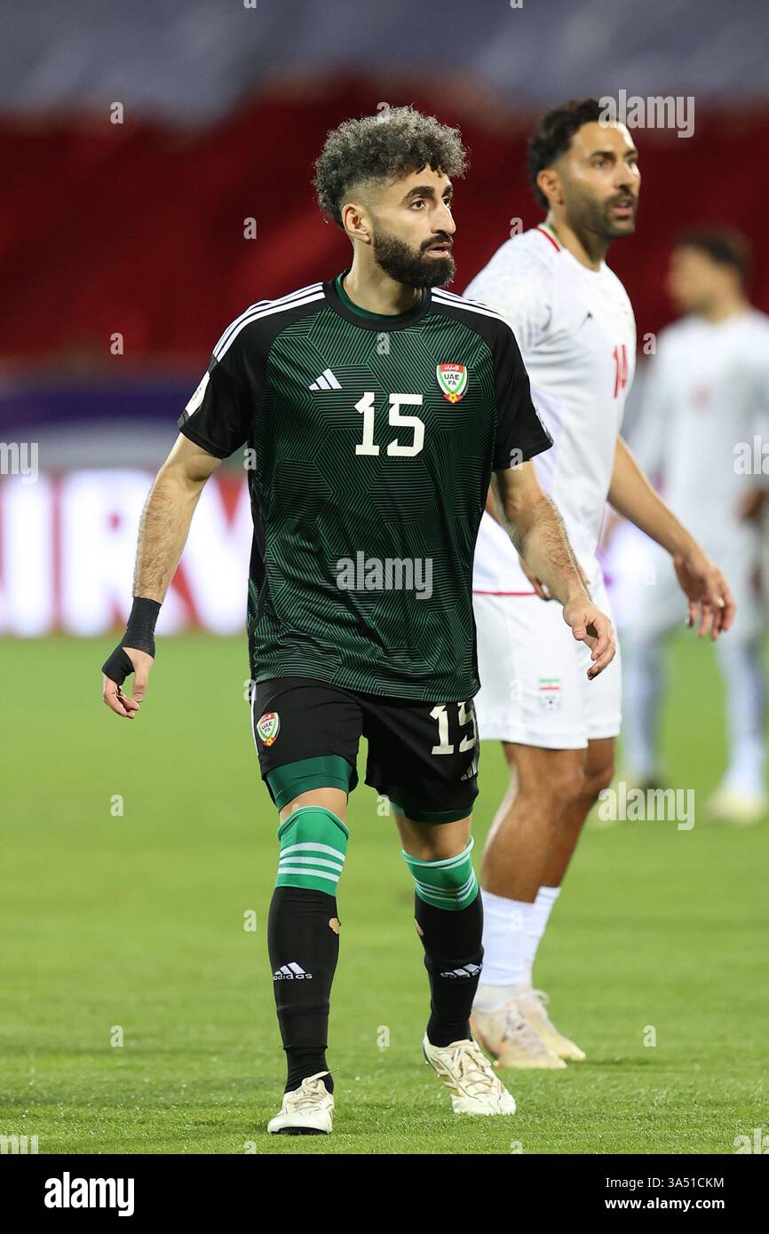 TEHRAN, Iran. 20th Mar, 2025. Yahia Nader of United Arab Emirates ...