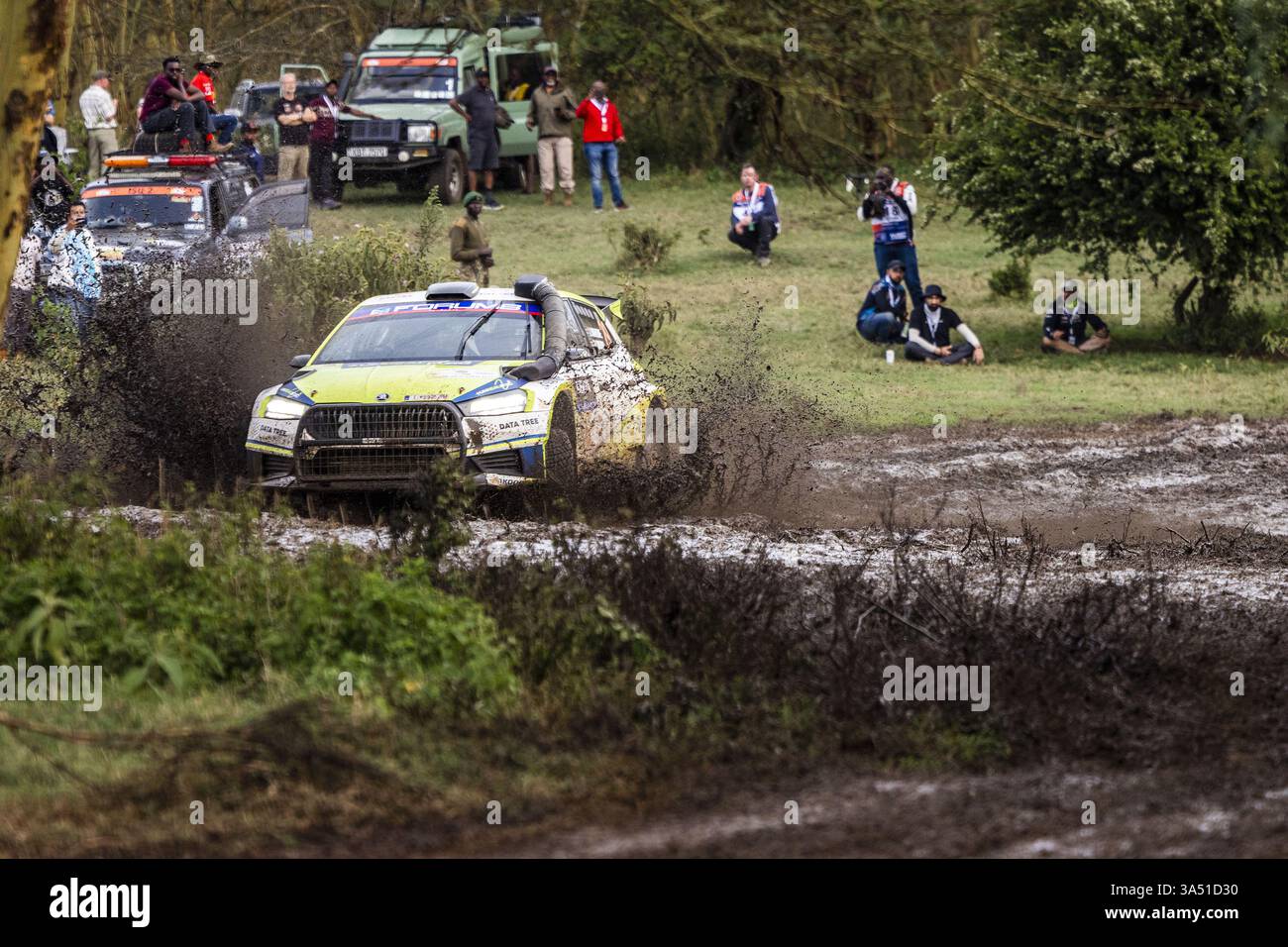 29 Jeremiah WAHOME, Victor OKUNDI, Skoda Fabia RS Rally2, action during ...