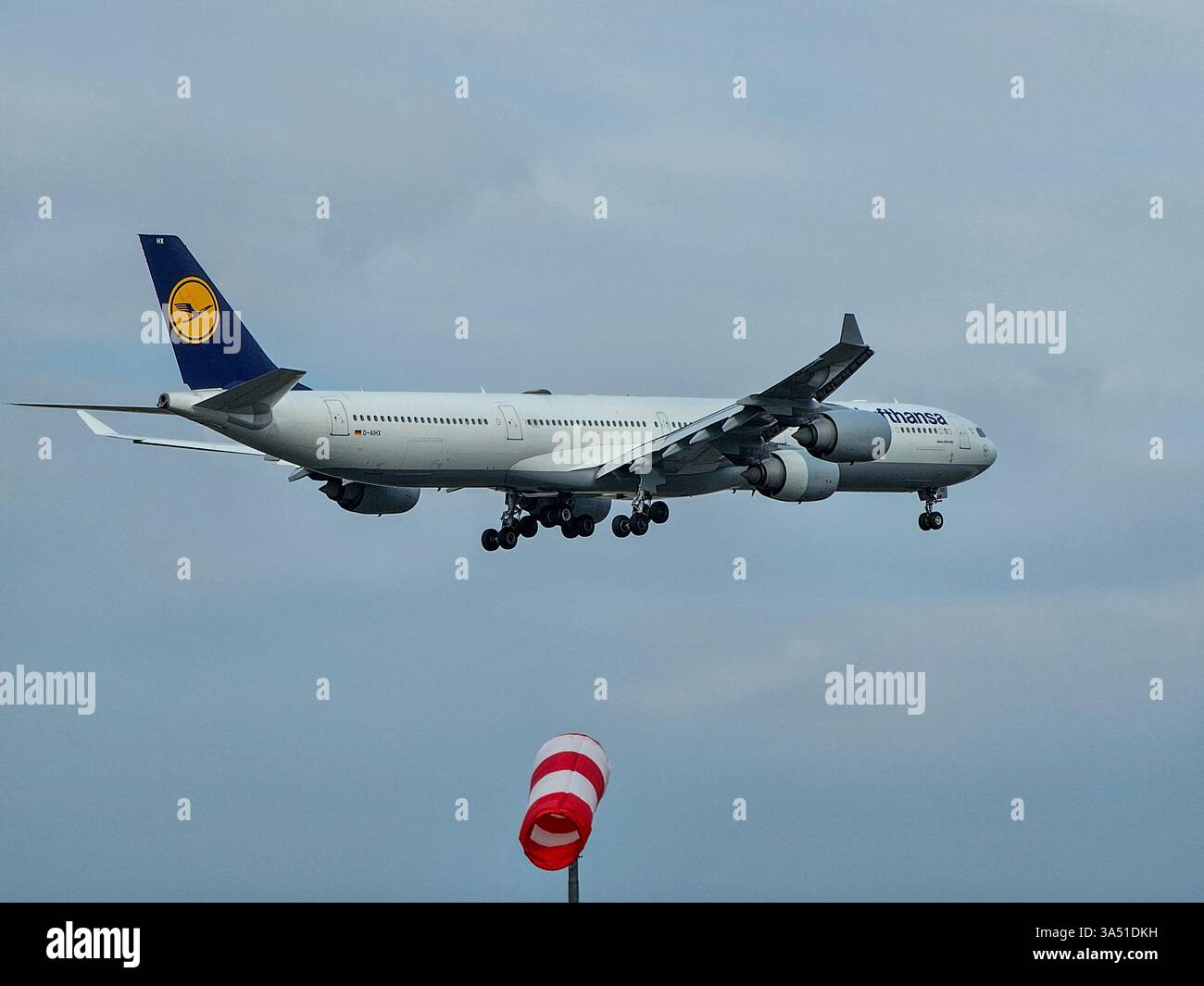 Frankfurt, Hessen, Germany - March 6 2024: Lufthansa, Airbus A340-642 ...