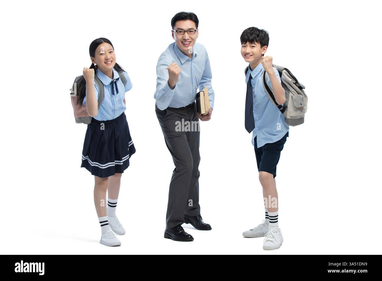 Schoolboy boy in white Cut Out Stock Images & Pictures - Alamy