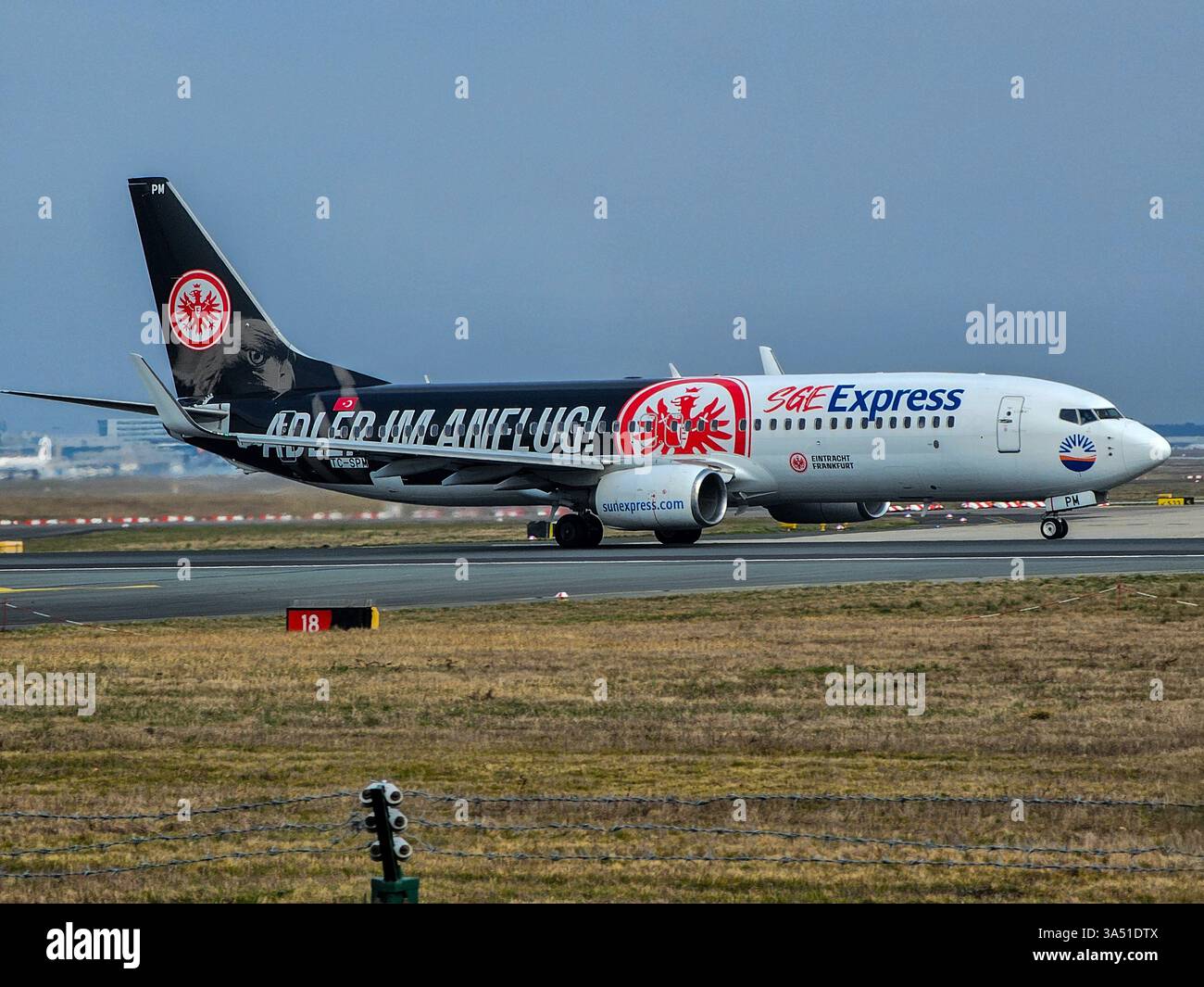 Frankfurt, Hessen, Germany - March 6 2024: SunExpress, Boeing 737-8MA ...