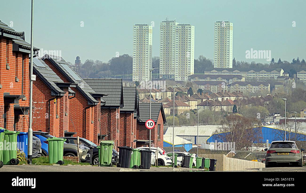 Glasgow, Scotland, UK. 20th March, 2025. The former ruchill hospital ...