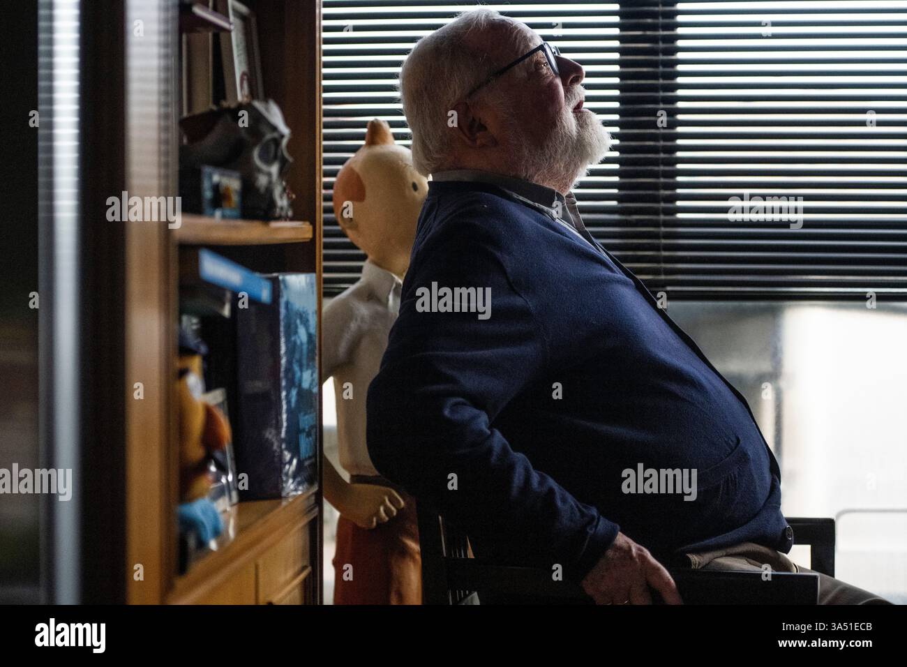 Madrid, February 18, 2025. Interview with writer Fernando Savater. Photo: by San Bernardo ...