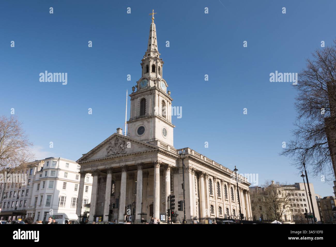 St Martin-in-the-Fields, an Anglican church in the north-east corner of ...