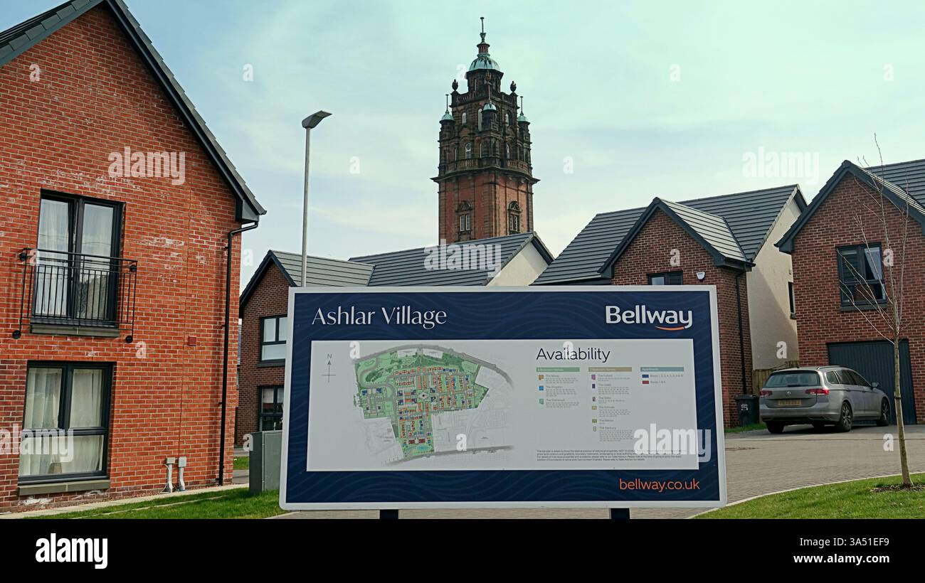 Glasgow, Scotland, UK. 20th March, 2025. The former ruchill hospital ...