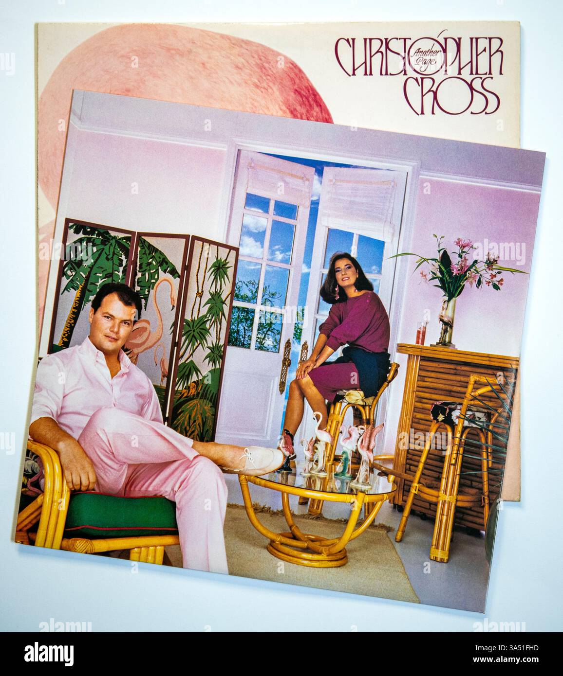 Inner sleeve of Another Page, the second studio album by Christopher ...