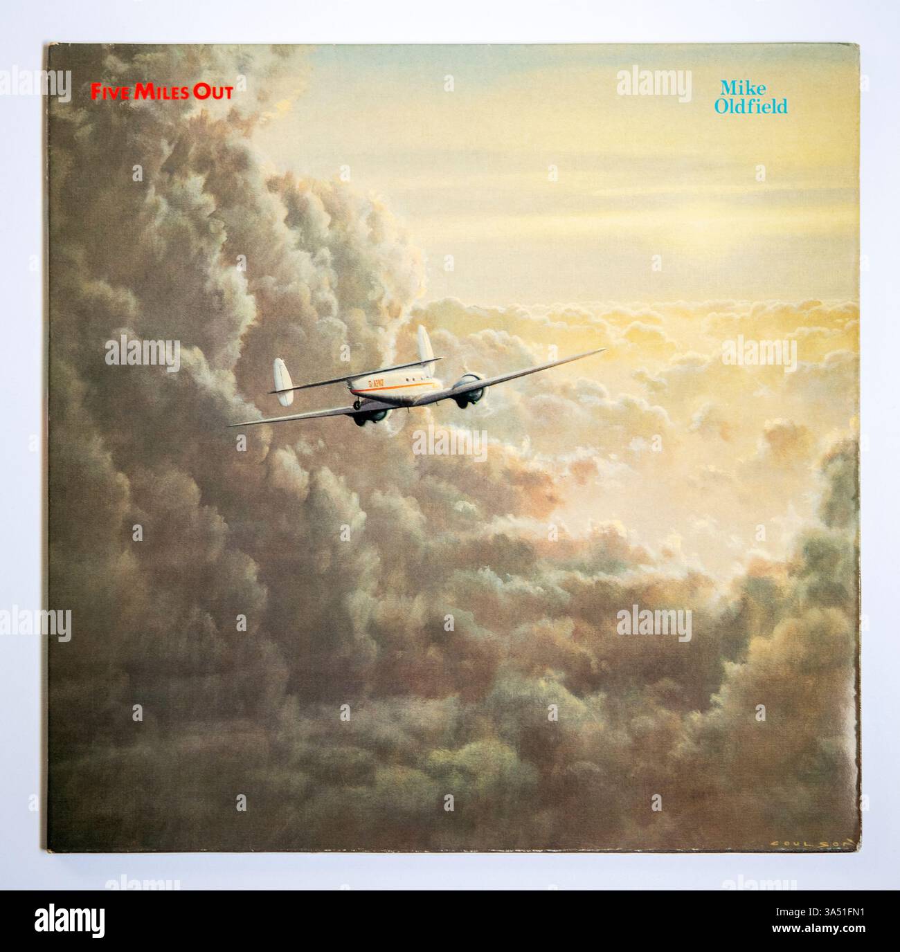 LP cover of Five Miles Out, the seventh studio album by Mike Oldfield ...