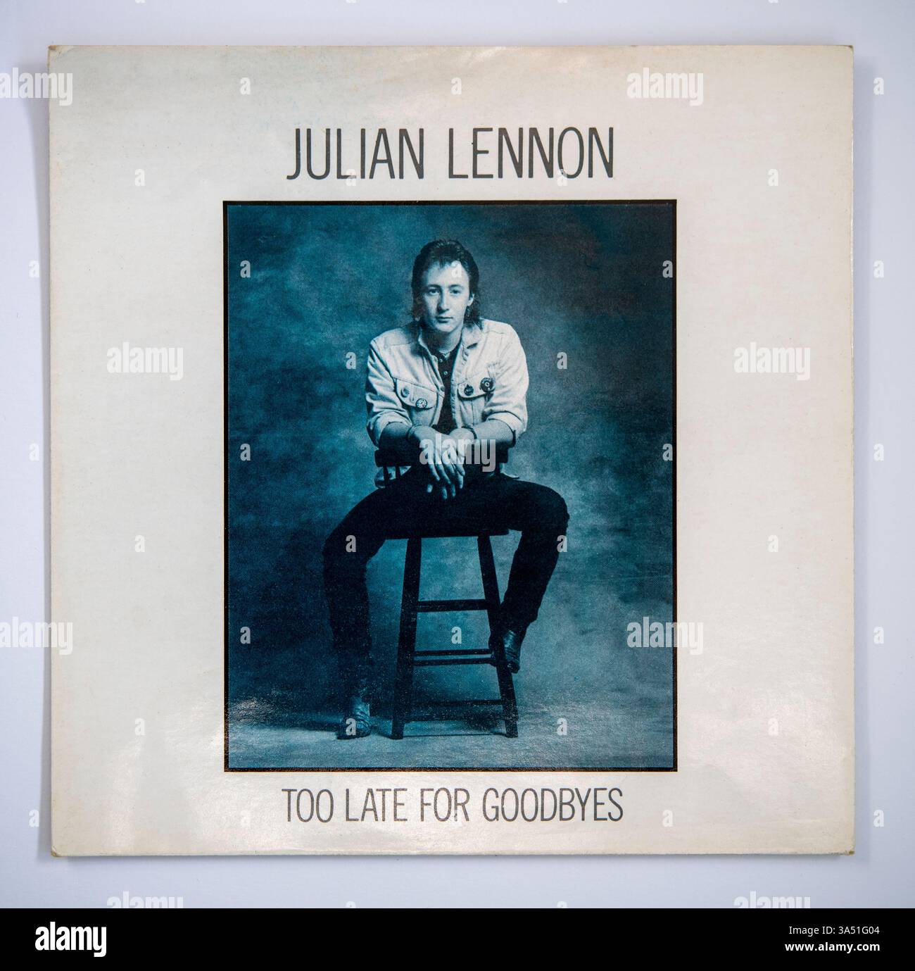 Picture cover of the seven inch single version of Too Late For Goodbyes ...
